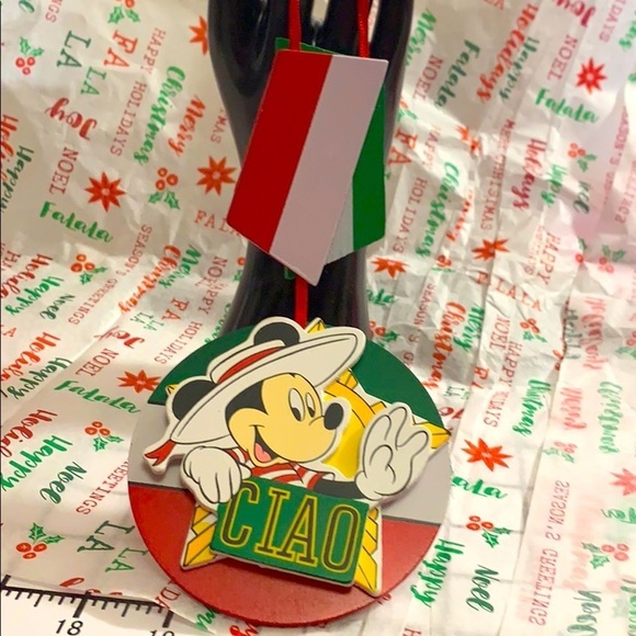 Disney | Holiday | Mickey Mouse Italian Ornament | Poshmark